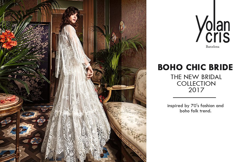 แฟชั่นยุค 70' กำลังจะกลับมากับชุดแต่งงาน Yolan Cris 2017 - Weddinglist