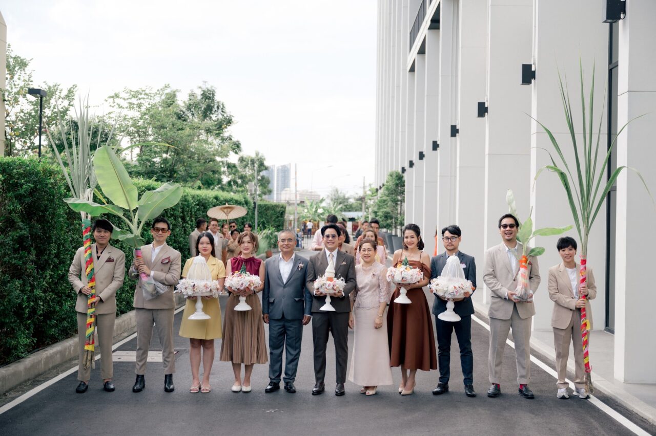 รีวิวเเต่งงานคอนเซปต์ "SUNSET" บรรยากาศเต็มไปด้วยรอยยิ้มเเละอบอุ่น @The Upper Ground - Weddinglist
