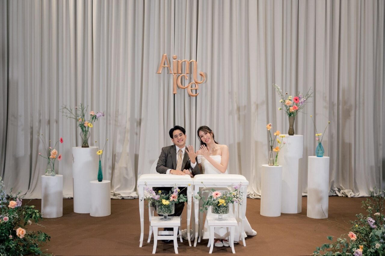 รีวิวเเต่งงานคอนเซปต์ "SUNSET" บรรยากาศเต็มไปด้วยรอยยิ้มเเละอบอุ่น @The Upper Ground - Weddinglist