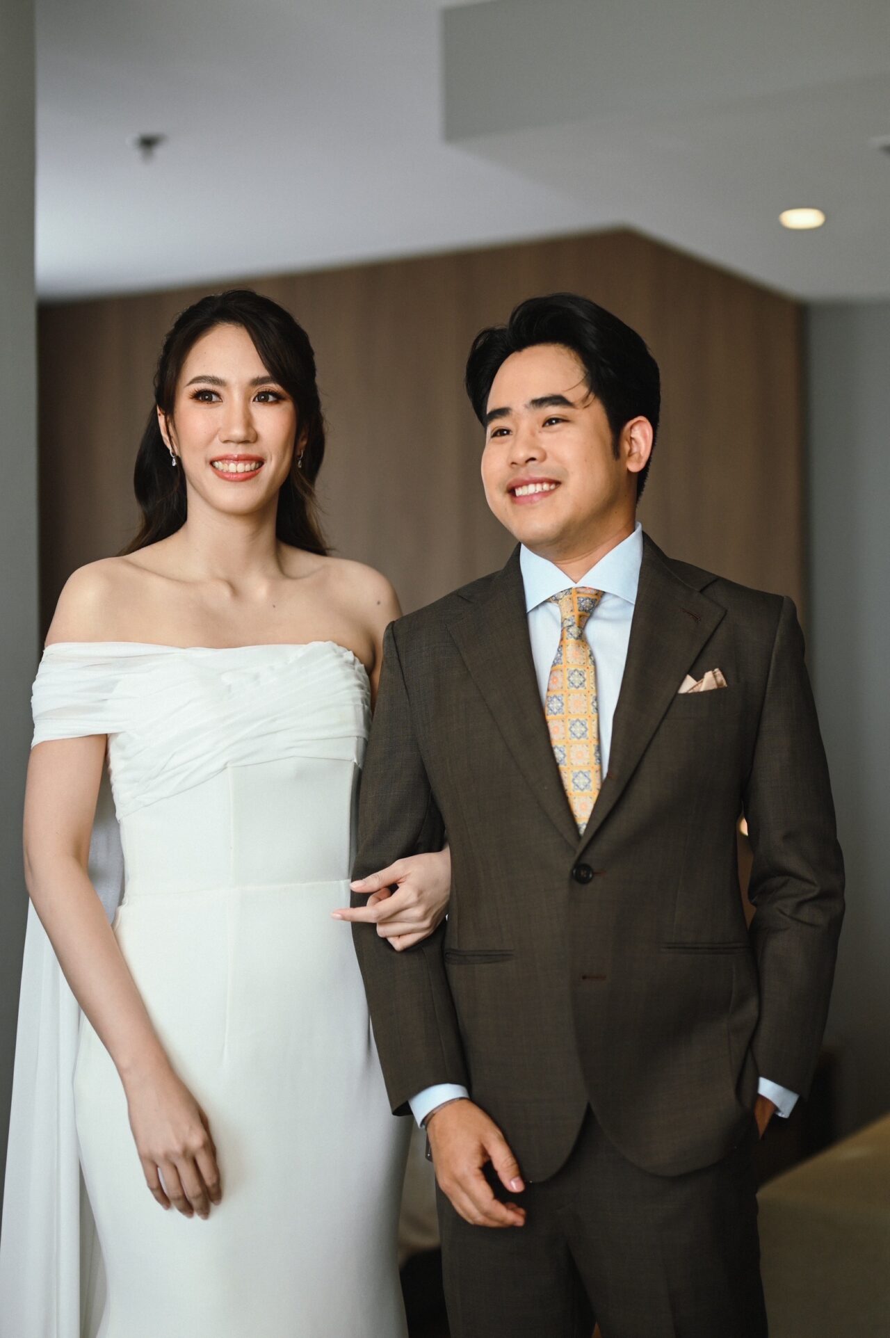 รีวิวเเต่งงานคอนเซปต์ "SUNSET" บรรยากาศเต็มไปด้วยรอยยิ้มเเละอบอุ่น @The Upper Ground - Weddinglist